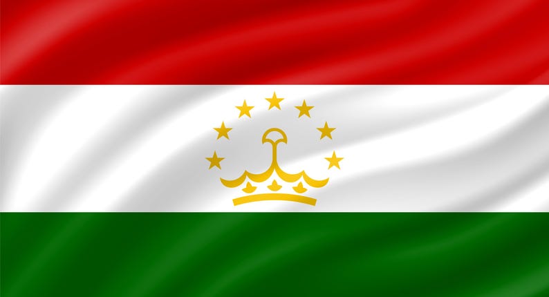 Flag Tajikistan| Custom Made Personalized Flag | Individual Design ...