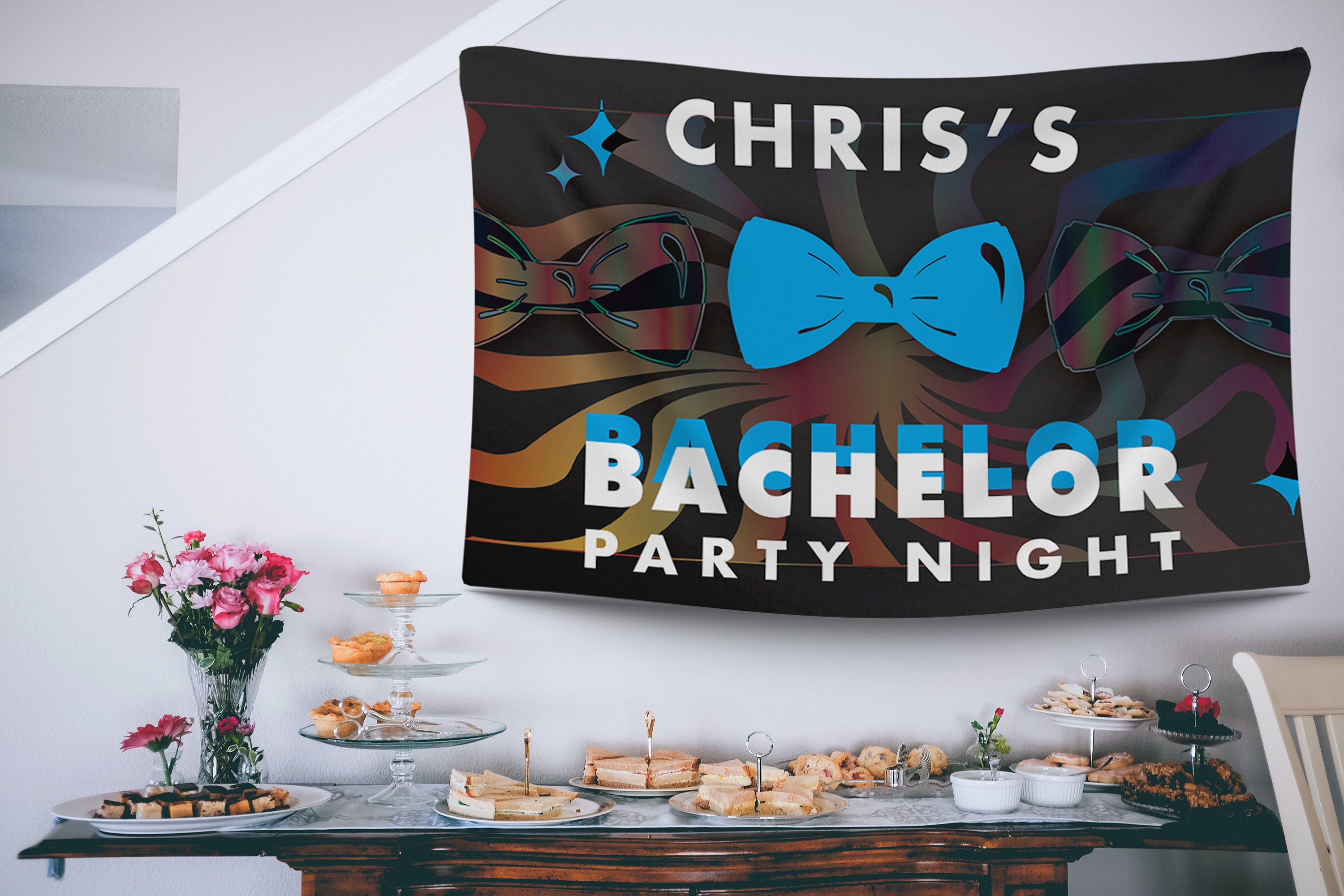 Flag Bachelor Party | Custom Made Personalized Flag | Individual Design ...