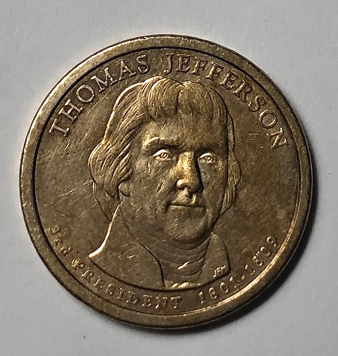 Thomas Jefferson Presidential Coin - Etsy