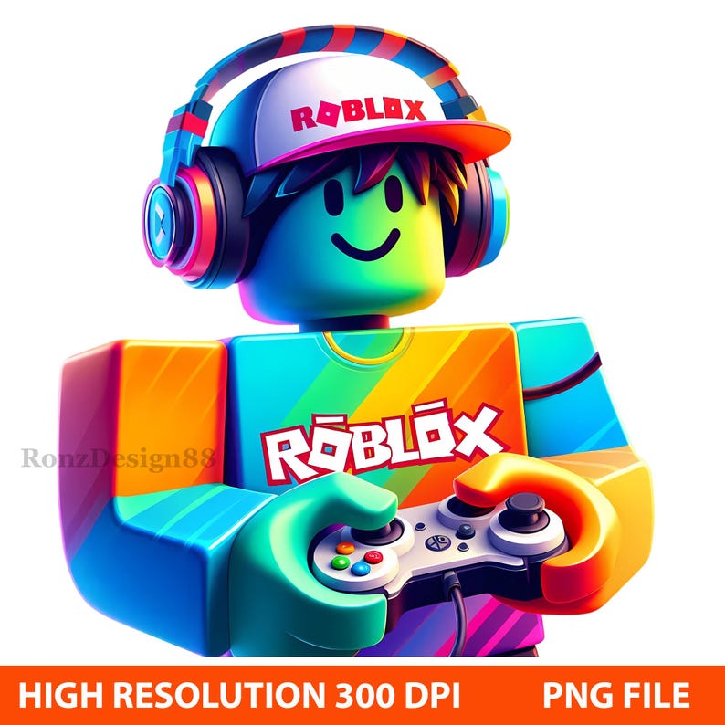 8 Roblox Design Png, High Resolution 300 DPI, Instant Digital Download ...