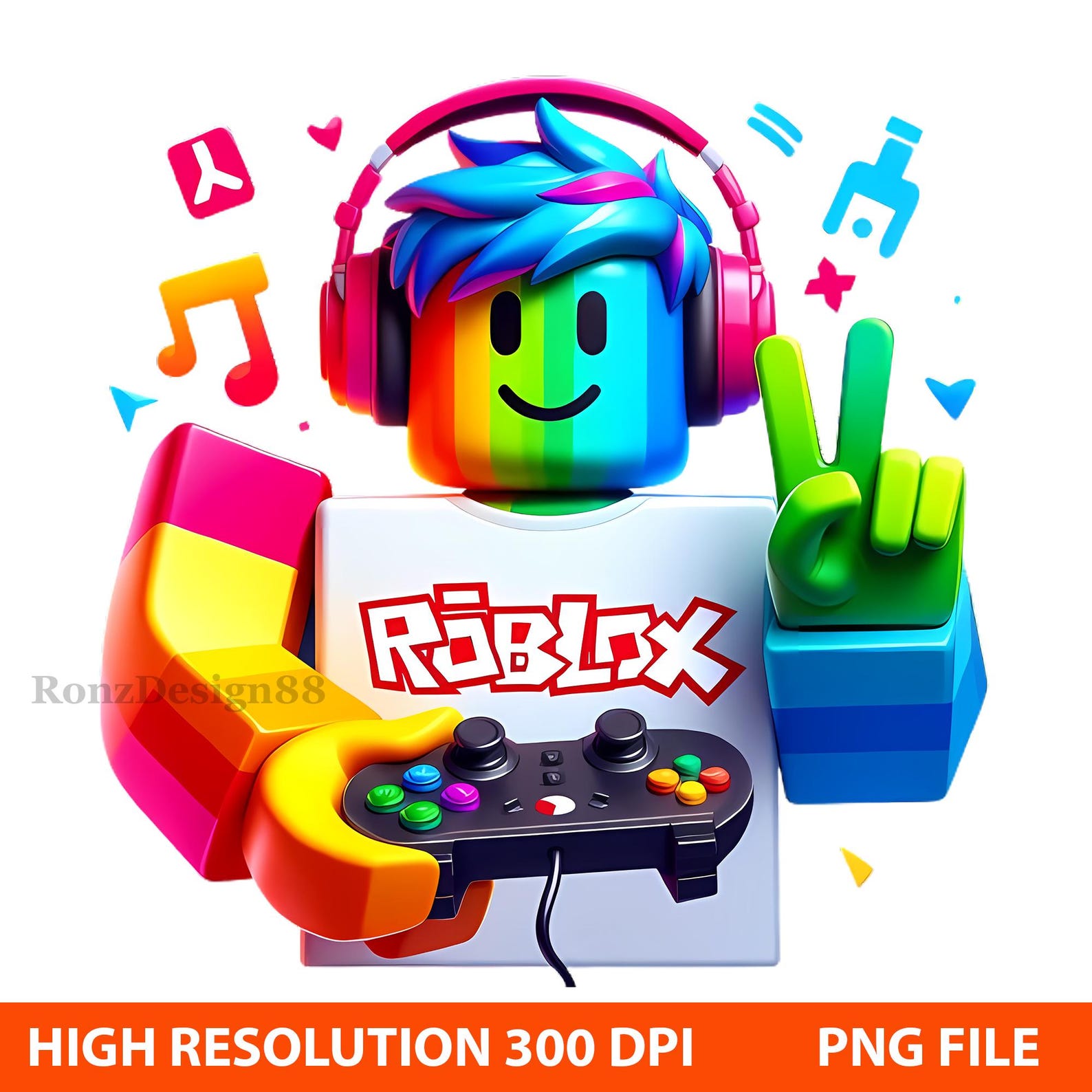 8 Roblox Design Png, High Resolution 300 DPI, Instant Digital Download ...