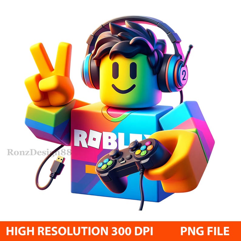 8 Roblox Design Png, High Resolution 300 DPI, Instant Digital Download ...