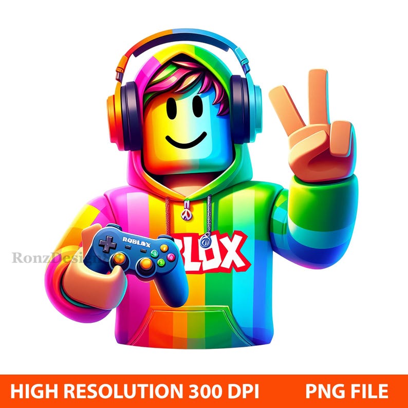 8 Roblox Design Png, High Resolution 300 DPI, Instant Digital Download ...