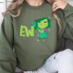 Disgust EW Shirt, Inside Out T-shirt, Emotion Character Tee, Disney ...