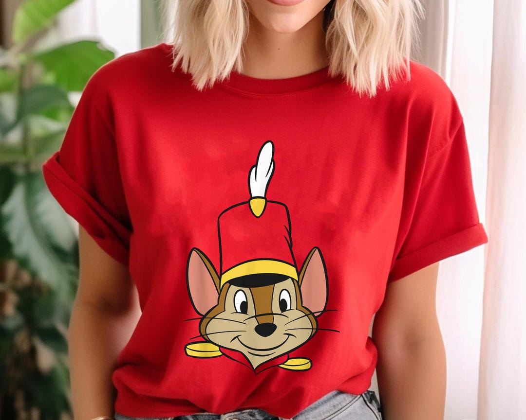 Timothy Q. Mouse Big Face Shirt, Dumbo T-shirt, Halloween Costume ...