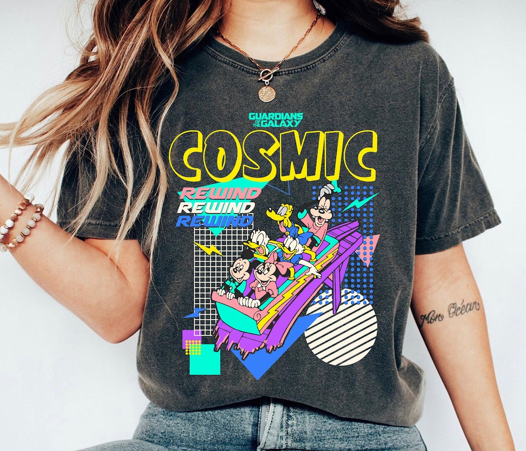 Mickey and Friends Shirt, Guardians of the Galaxy Cosmic Rewind T-shirt ...