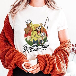 Goofy Gone Fishing Shirt, A Goofy Movie T-shirt, Mickey and Friends ...