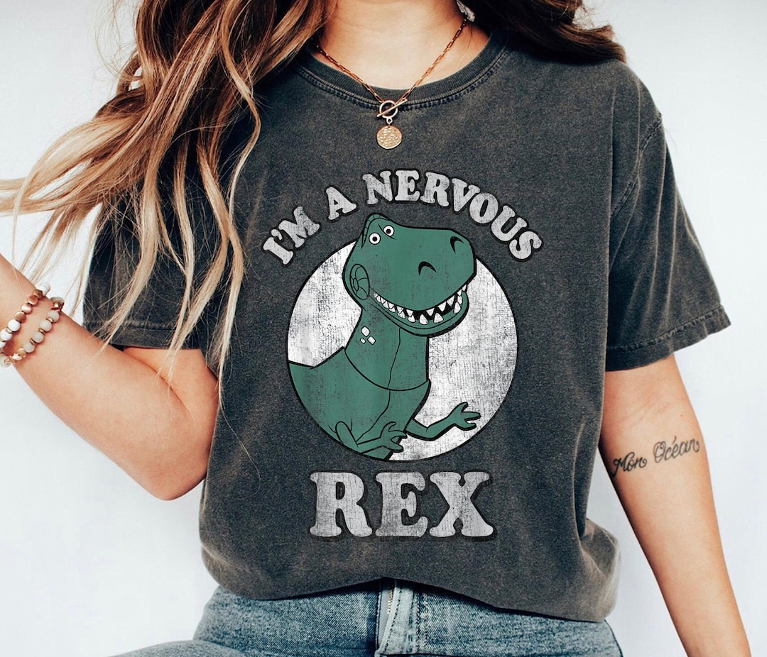 Rex Dinosaur Shirt, I'm A Nervous Shirt, Toy Story T-shirt, Disney ...