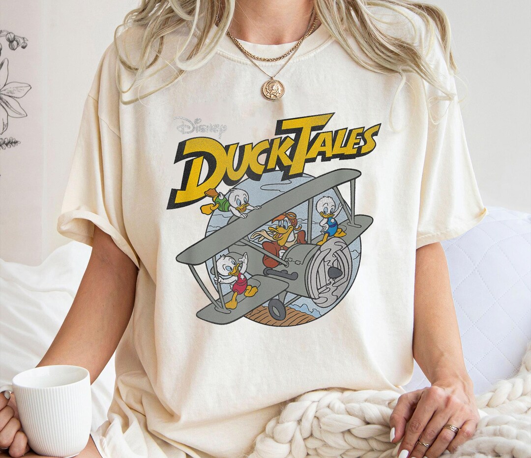 Launchpad Mcquack, Huey, Dewey and Louie Ducks on Airplane Portrait ...