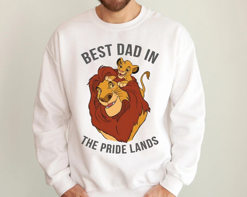 Simba Mufasa Best Dad in Pride Lands Shirt, Lion King Shirt, Father's ...