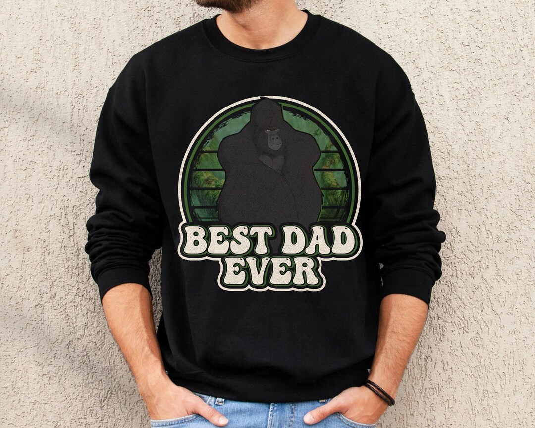 Best Dad Ever Disney Kerchak Tarzan Shirt Father's Day - Etsy