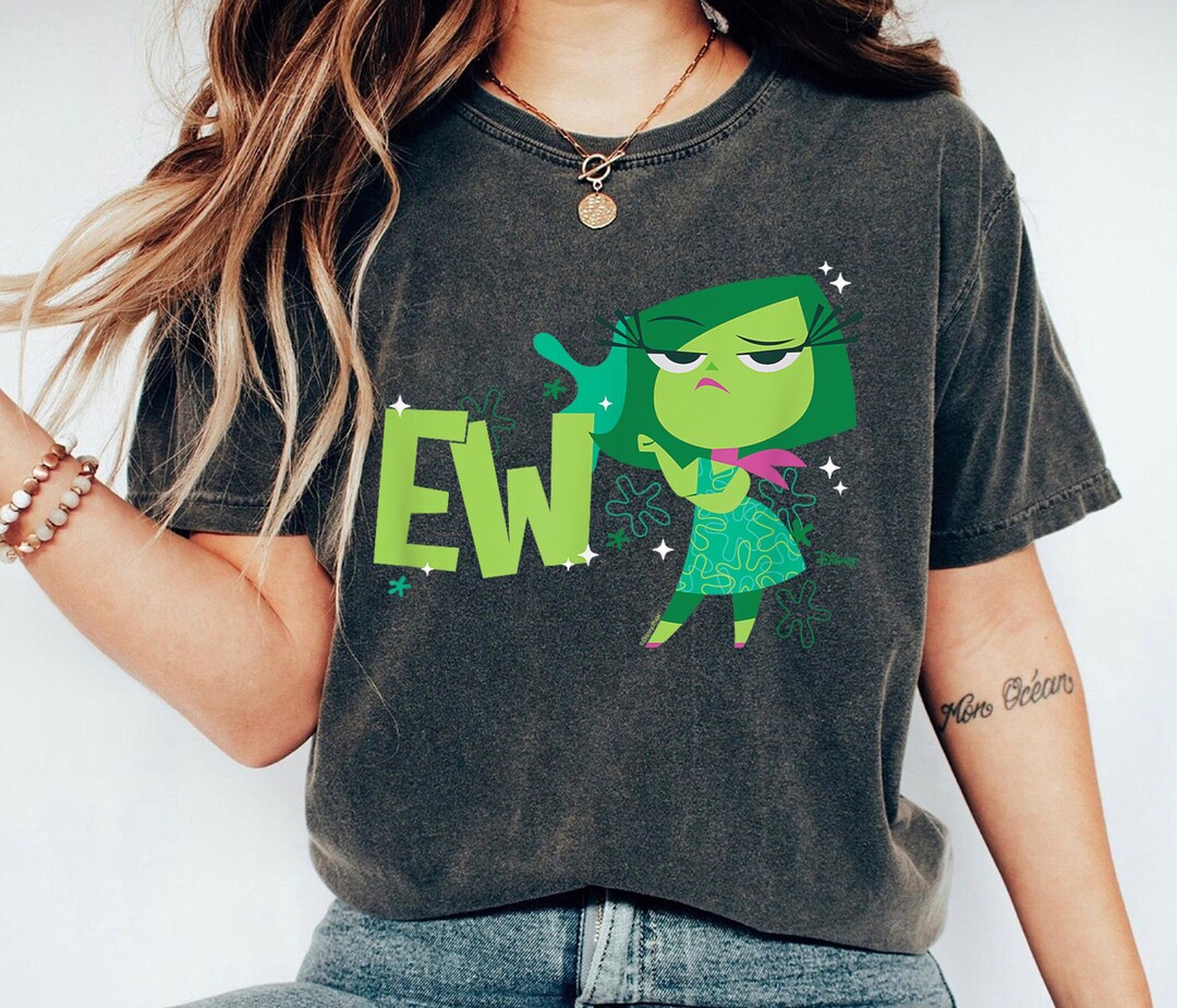 Disgust EW Shirt, Inside Out T-shirt, Emotion Character Tee, Disney ...