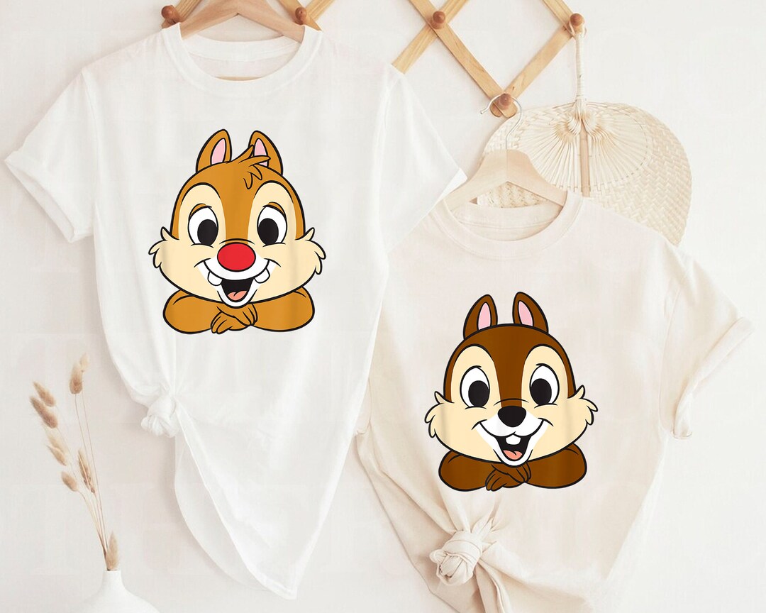 Custom Chip and Dale Couple Shirts, Double Trouble T-shirts, Couple ...