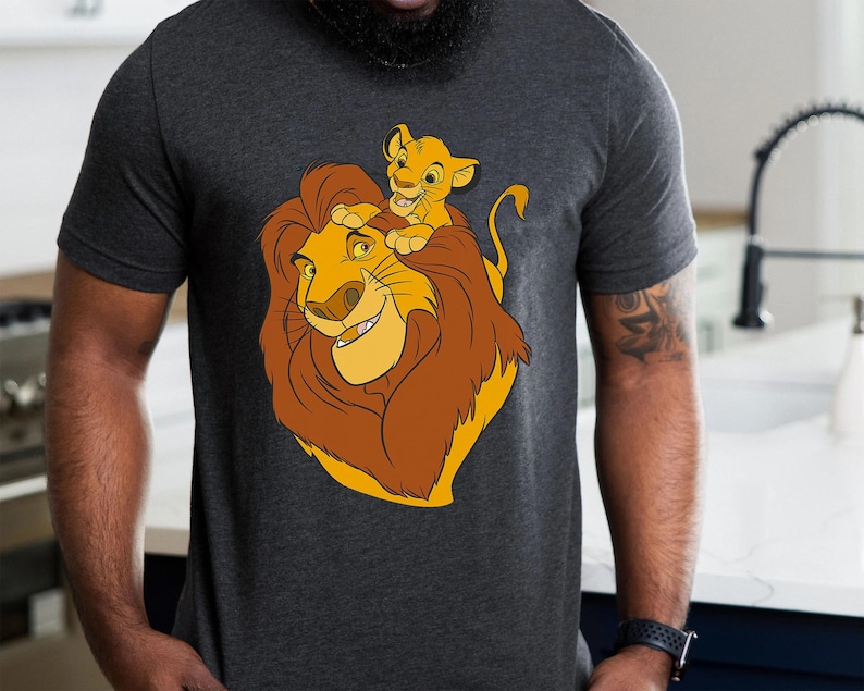 The Lion King Simba and Mufasa Father and Son Shirt, Father's Day Shirt ...