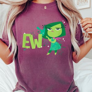 Disgust EW Shirt, Inside Out T-shirt, Emotion Character Tee, Disney ...