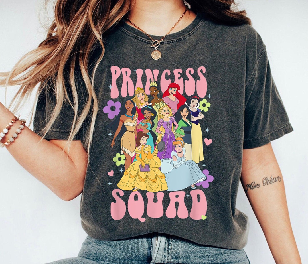 Princess Squad Floral Shirt, Princess Epic T-shirt, Girl Power Tee ...