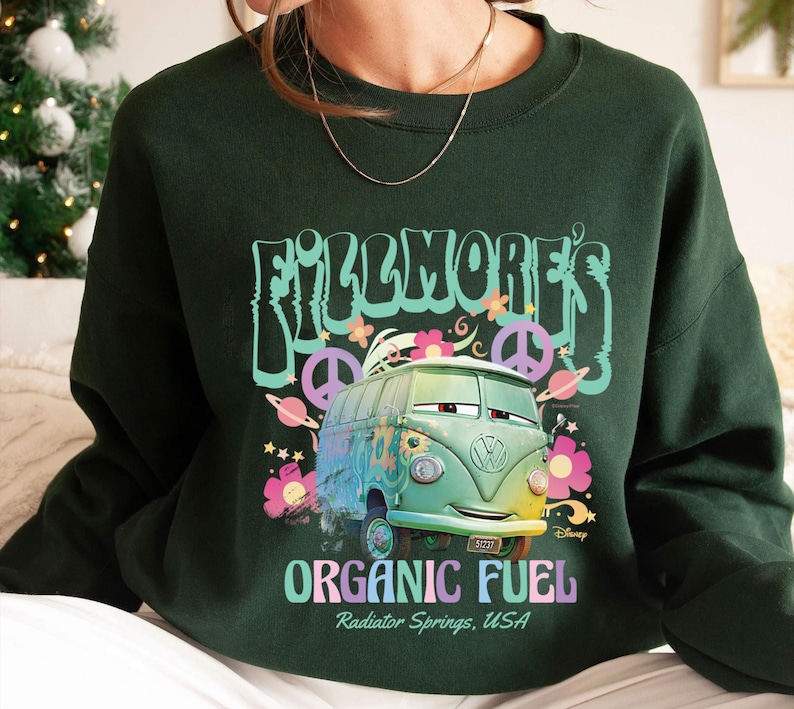 Fillmores Organic Fuel Shirt, Cars Movie T-shirt, Racer Tee, Disney ...