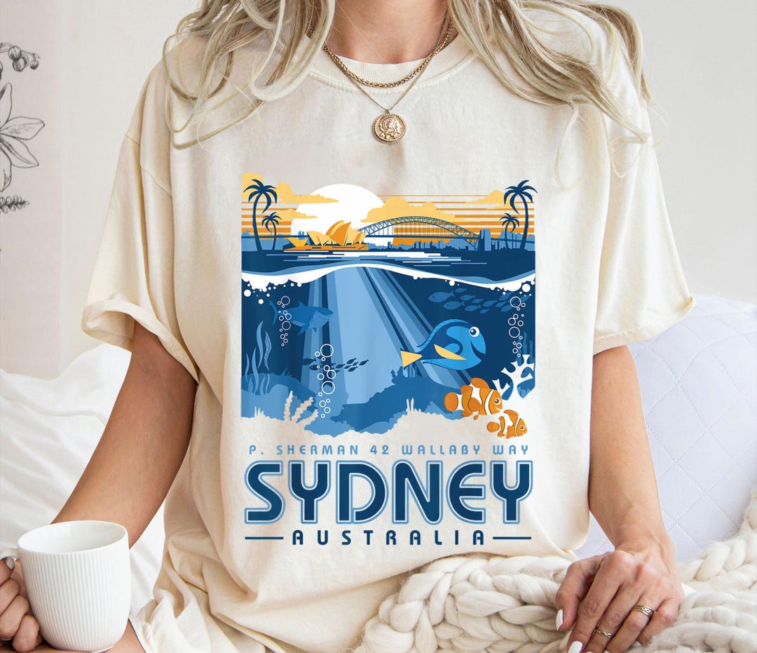 Sydney Australia Poster Shirt, Finding Dory Shirt, Dory Shirts, Finding ...