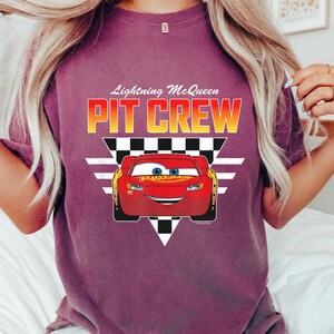 Pit Crew Shirt, Lightning Mcqueen Shirt, Cars Movie T-shirt, Racer Tee ...
