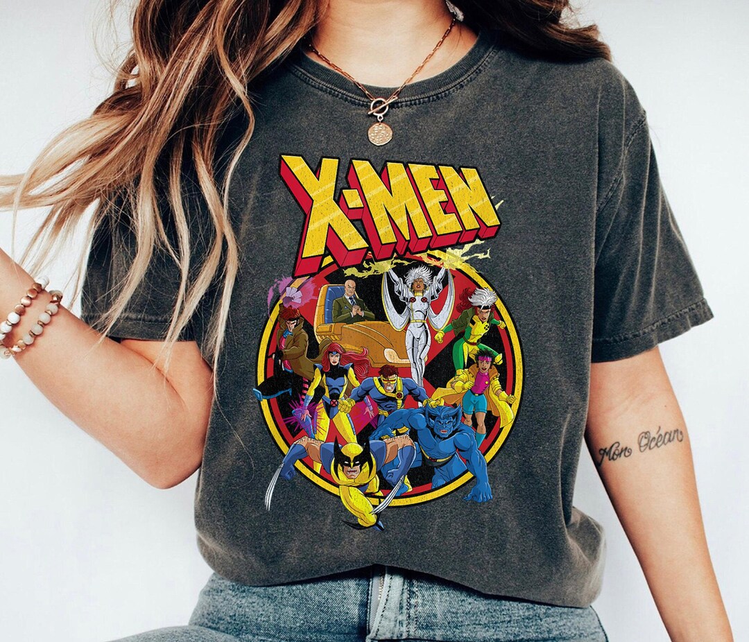 X-men Shirt, Retro Animated Series 90s Shirt, Marvel X-men Shirt ...