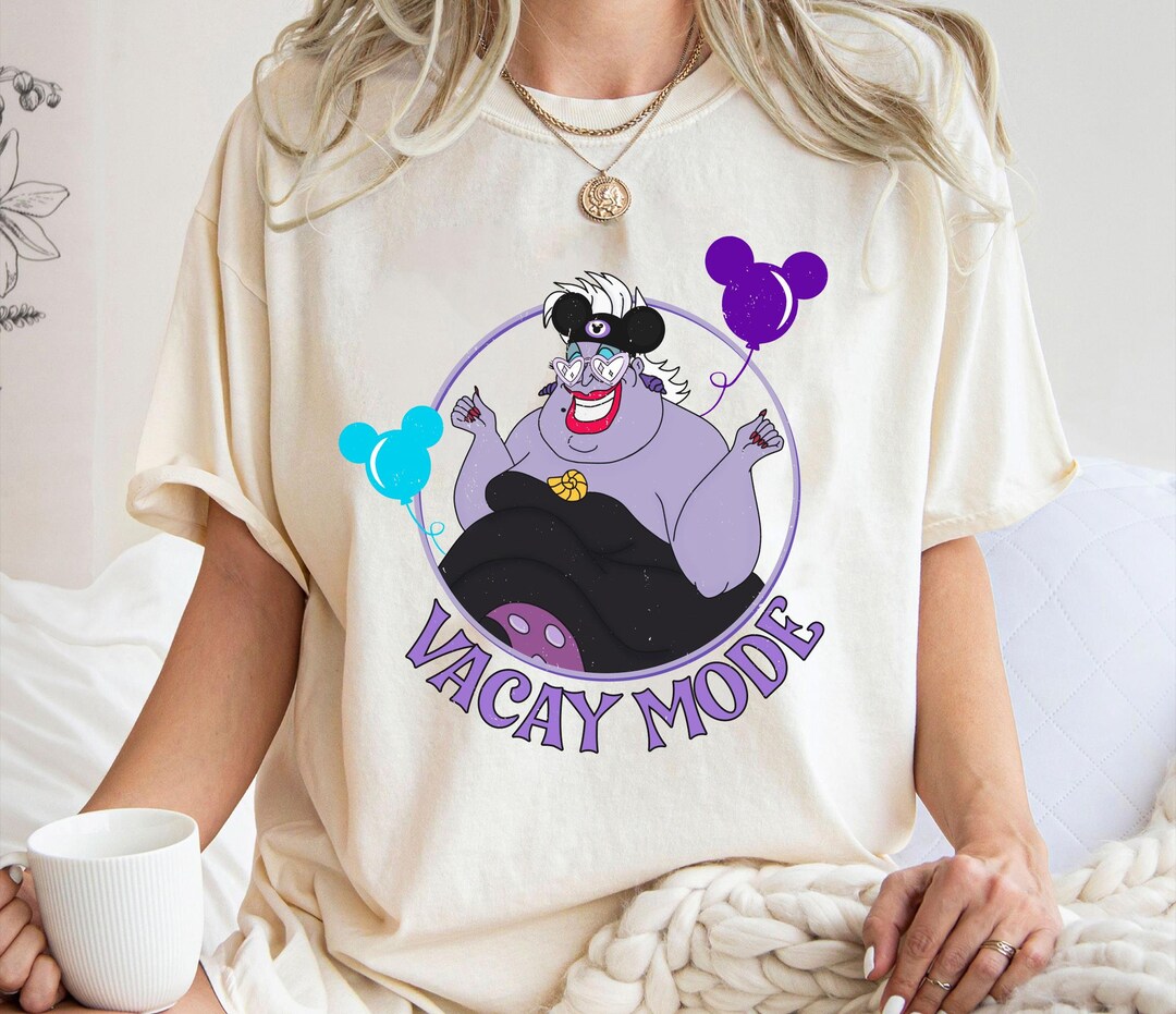 Retro Ursula With Mickey Balloon Shirt, Vacay Mode Shirt, the Little ...