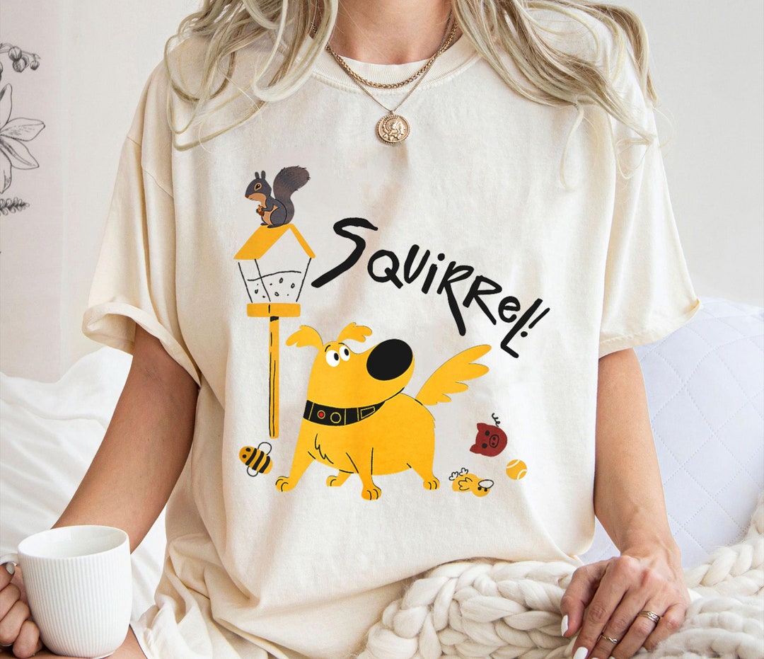 Dug Days Squirrel Bird Feeder Shirt up Movie T-shirt Dug Dog - Etsy