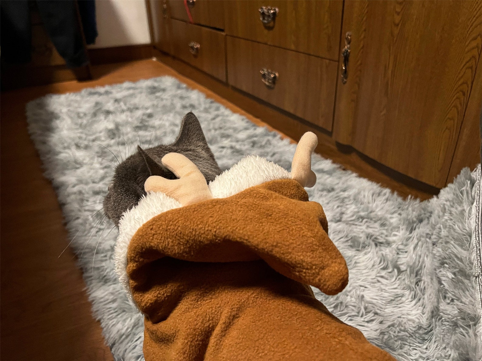 Elk Polar-fleece Cute Cat Cloak Christmas Pet Costume Cloak - Etsy