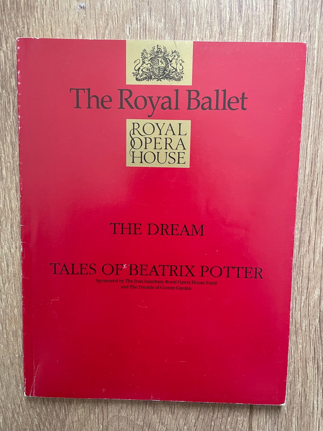 Vintage Book Ballet Program Play Royal Opera House the Dream: Tales of ...