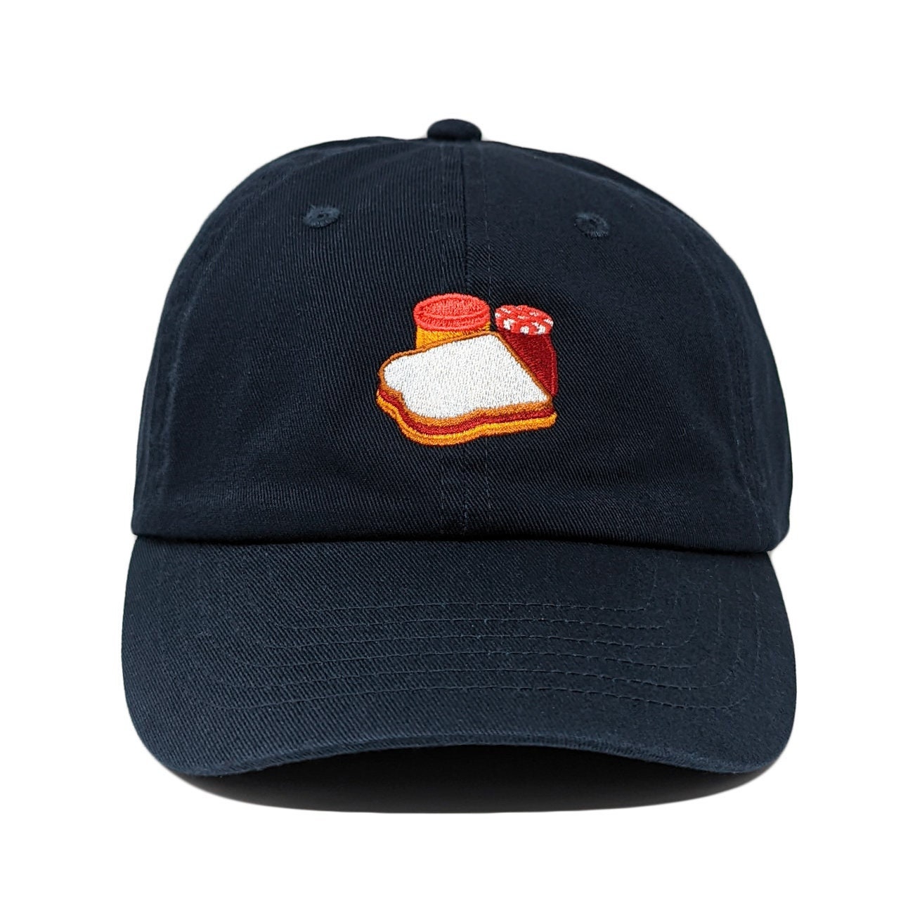 Peanut Butter & Jelly Sandwich Embroidered Dad Hat Food Hat Baseball ...