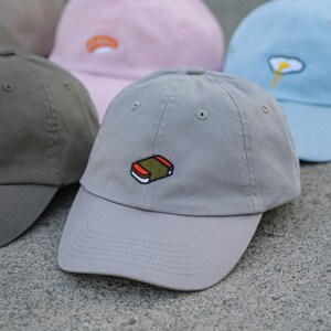 Spam Musubi Embroidered Dad Hat Hawaiian Food Musubi Cap - Etsy