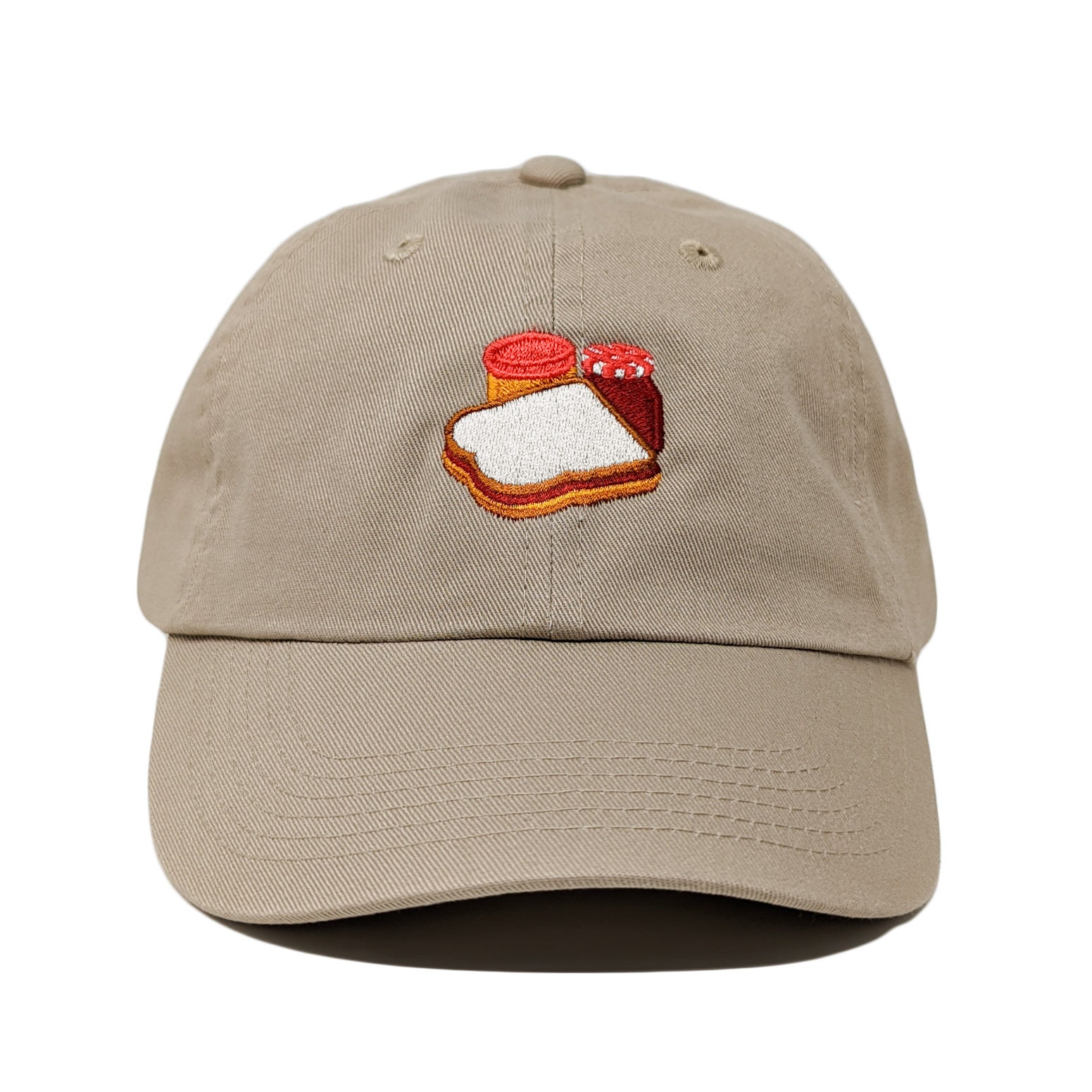 Peanut Butter & Jelly Sandwich Embroidered Dad Hat Food Hat Baseball ...