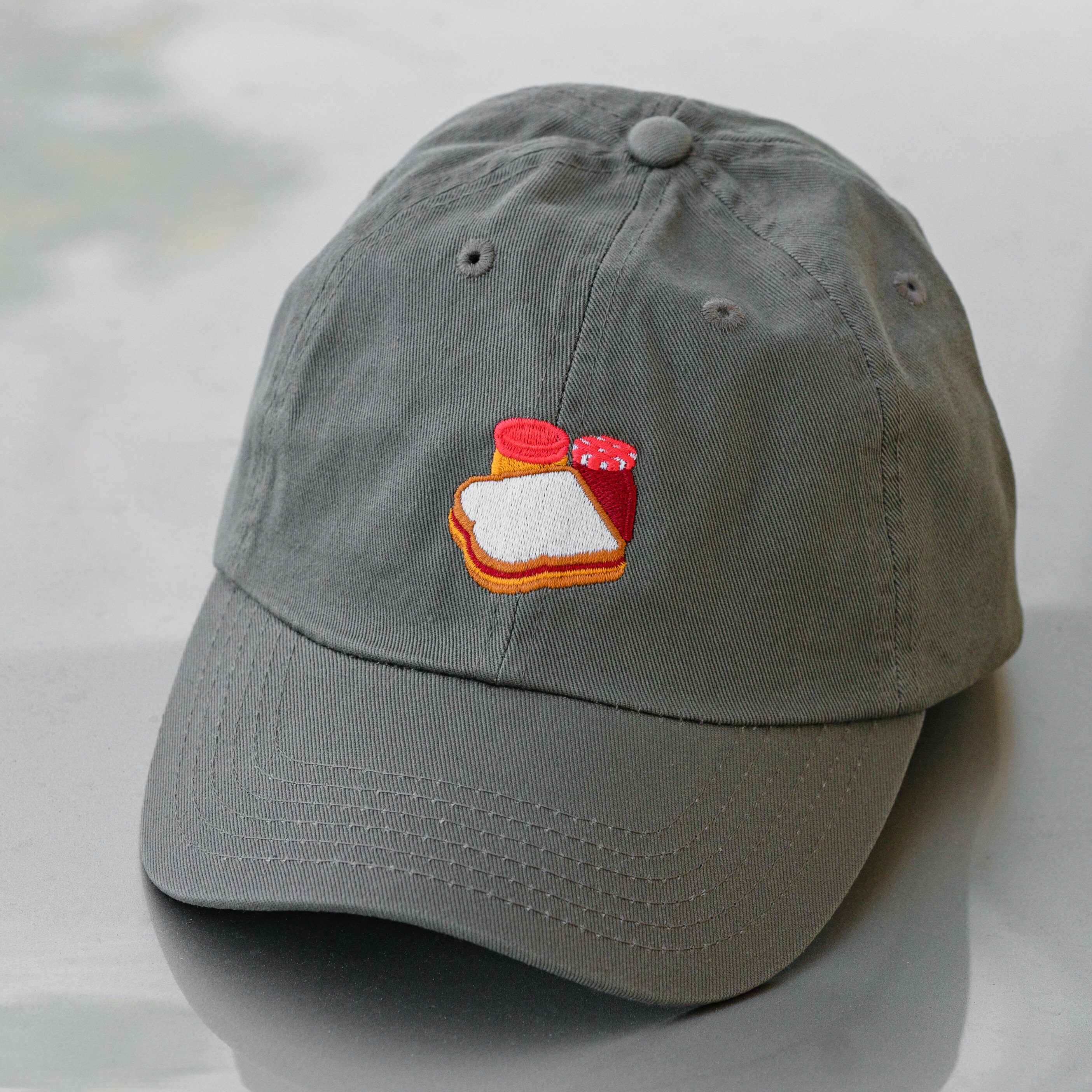 Peanut Butter & Jelly Sandwich Embroidered Dad Hat Food Hat Baseball ...
