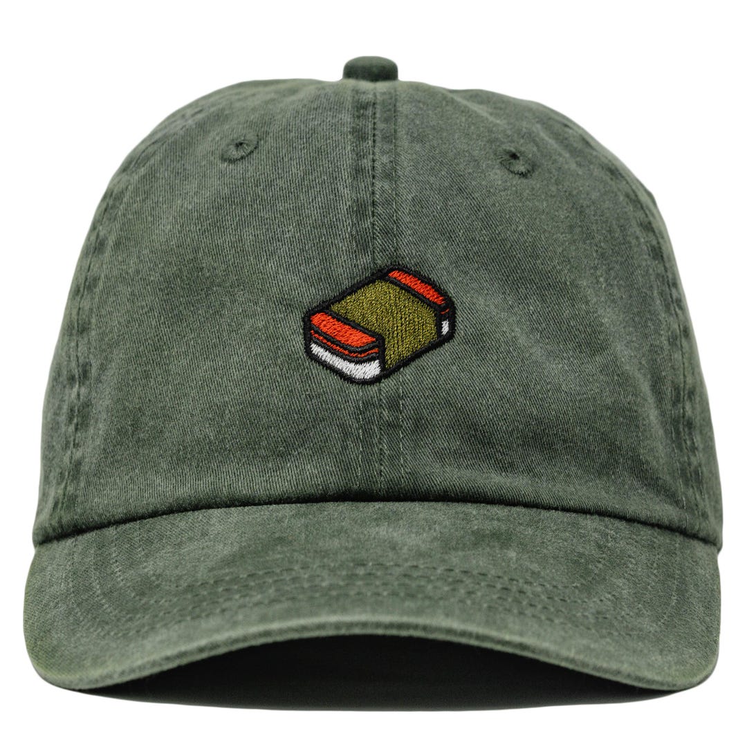 Spam Musubi Embroidered Dad Hat | Hawaiian Food | Musubi Cap | Baseball ...