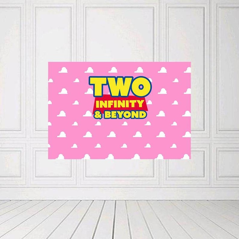Pink Sky Two Infinity and Beyond Theme Birthday Party Decoration Decor ...