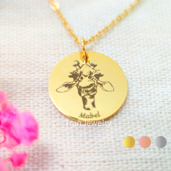 Giraffe Necklace - Etsy