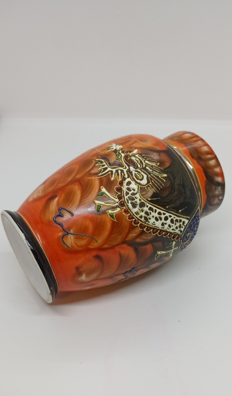Vintage Porcelain Nippon Tokusei Vase With Lid, Japan Special Make ...