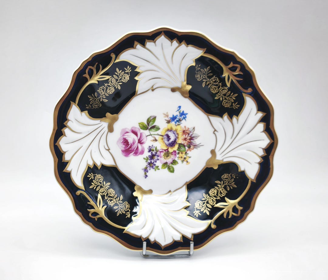Vintage Weimar Porcelain Bowl – Echt Weimar Kobalt 792 Jutta – Cobalt ...