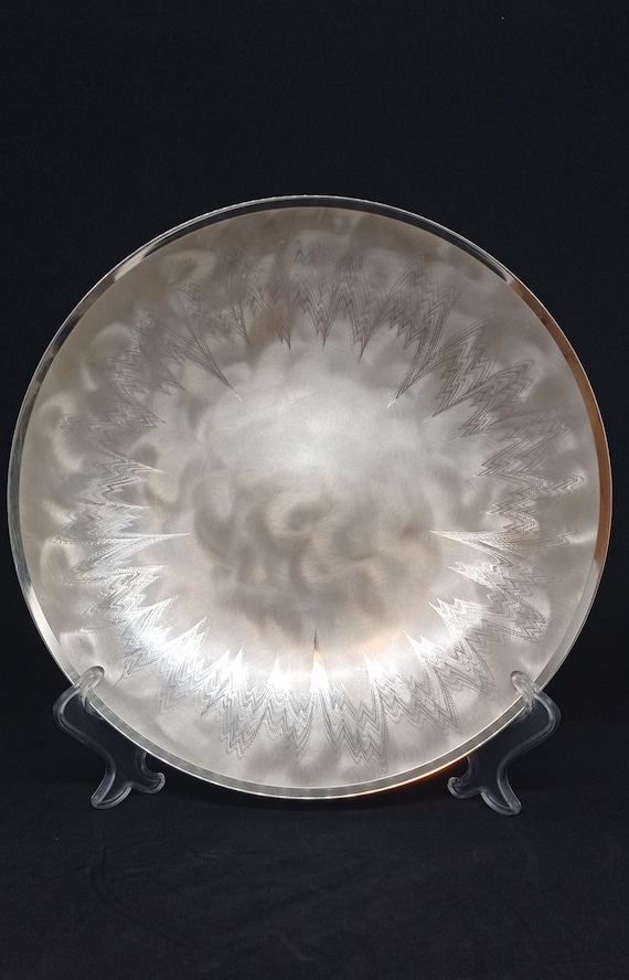 Vintage WMF Ikora Silver Plate Metal Presentation Plate - Etsy México