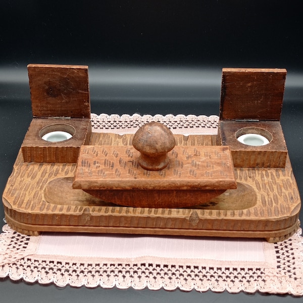 Double Inkwell - Etsy