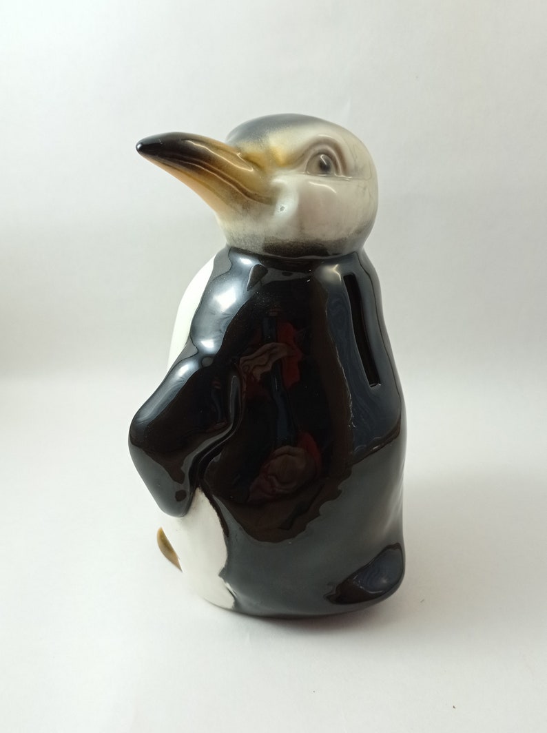 Vintage Goebel Penguin Bank Porcelain Money Box West Germany Ceramic ...