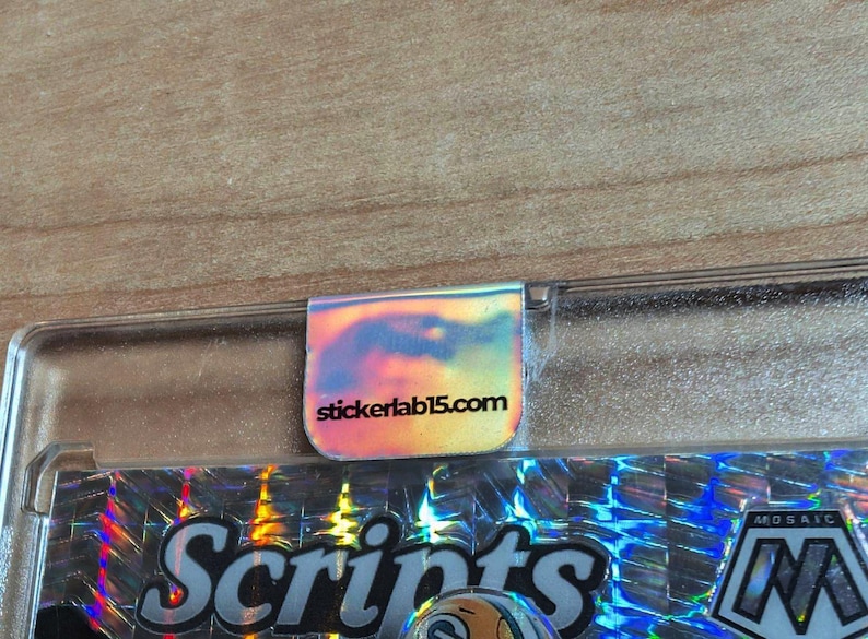 50 Count Holographic 35 Pt One Touch Stickers for Custom Logos ...