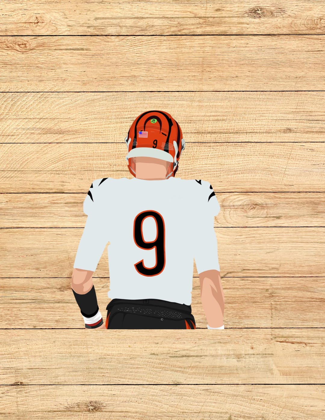 Cincinnati Bengals Joe Burrow Sticker Premium Vinyl Sticker for ...