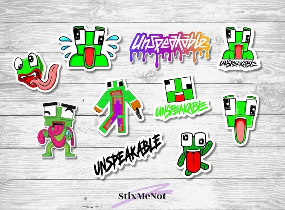 10 Count Sets Choose Your Youtuber Youtube Sensation Stickers ...