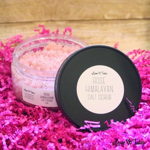 Rose Salt Scrub - Etsy