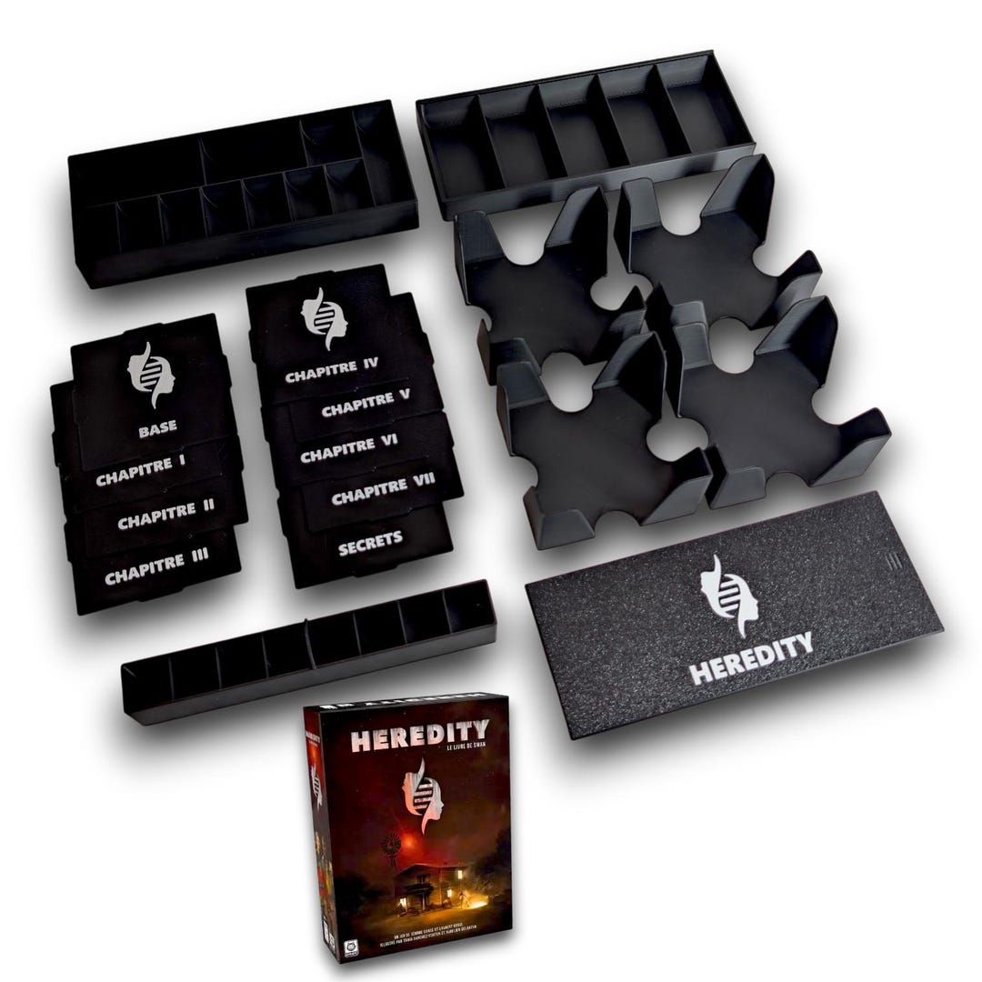 HEREDITY Game-compatible Storage - Swan's Book - 3D Insert Organizer - Etsy