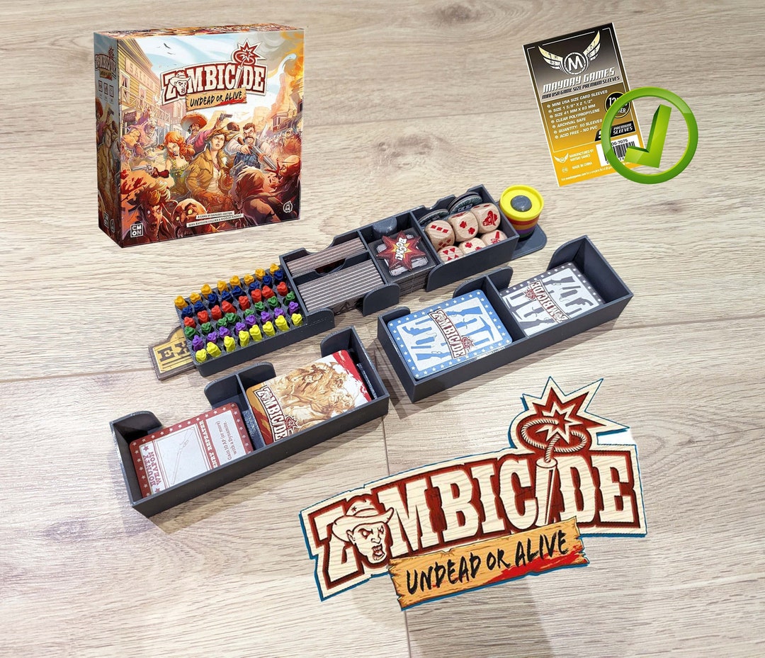 Organizer Storage for Zombicide Undead or Alive Edition Core Box Insert ...