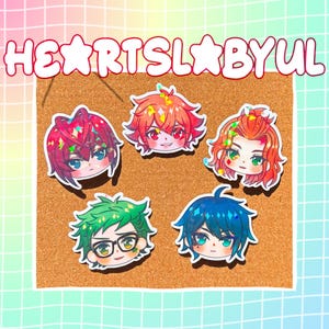 3" Twisted Wonderland Chibi Stickers! | Holographic Water Resistant ...