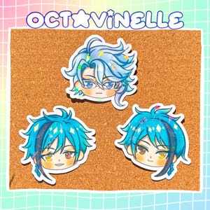 3" Twisted Wonderland Chibi Stickers! | Holographic Water Resistant ...
