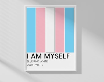 Trans Subtle Print - Etsy