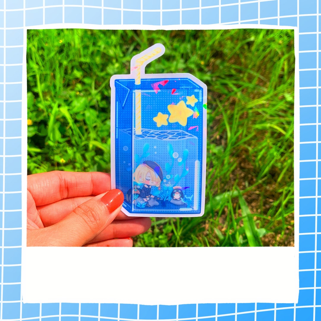 Juice Box Freminet 4" Holographic Sticker! | Genshin Impact Fontaine ...
